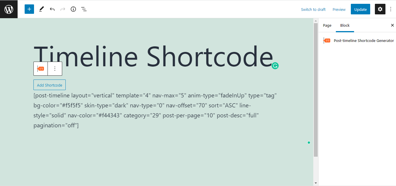 How to Use Post Timeline Shortcodes? - Post Timeline WordPress Plugin
