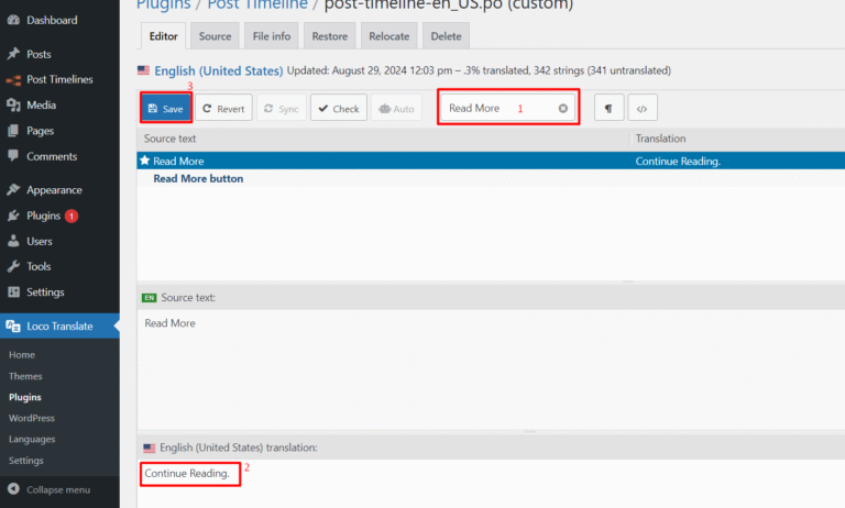 How to Translate Your Timeline Labels - Post Timeline WordPress Plugin